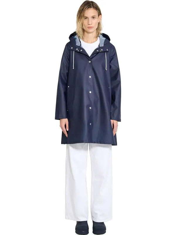 Stutterheim Mosebacke Lightweight Raincoat - Navy