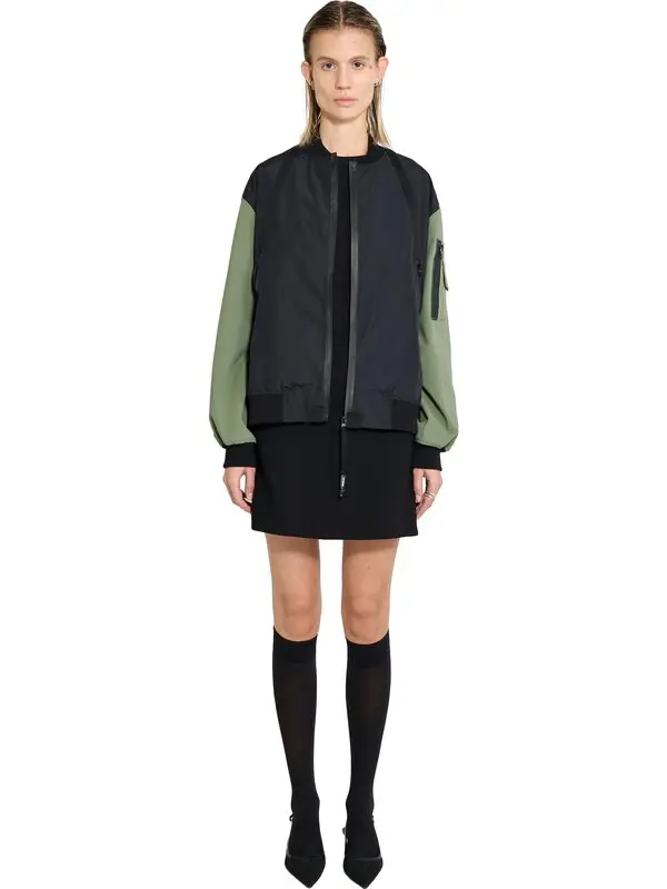 Stutterheim Bredsand Zip Bomber Jacket - Black