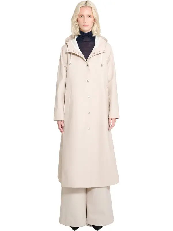 Stutterheim Mosebacke Long Raincoat - Light Sand