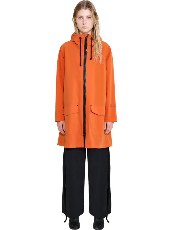Stutterheim Mosebacke Patch Raincoat - Pumpkin
