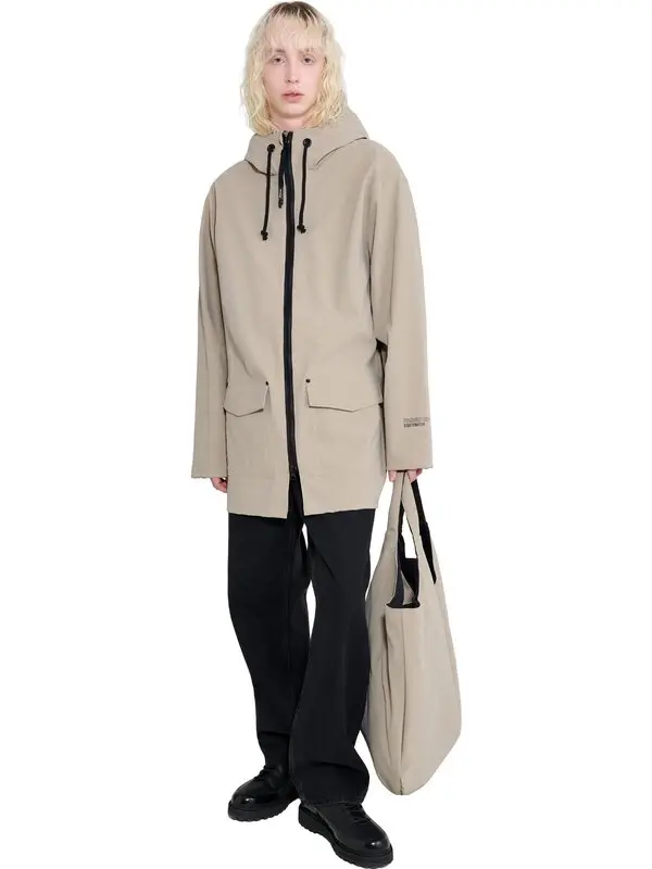 Stutterheim Stockholm Patch Raincoat - Potato