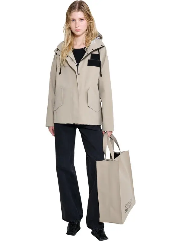 Stutterheim Faversham Matte Raincoat - Potato