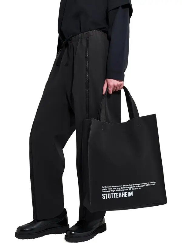 Stutterheim Stylist Bag Big Print - Black