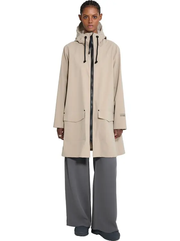 Stutterheim Mosebacke Patch Raincoat - Potato