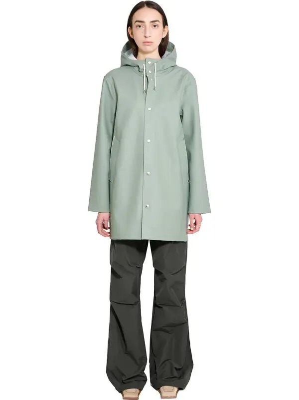 Stutterheim Stockholm Original Raincoat - Khaki Green