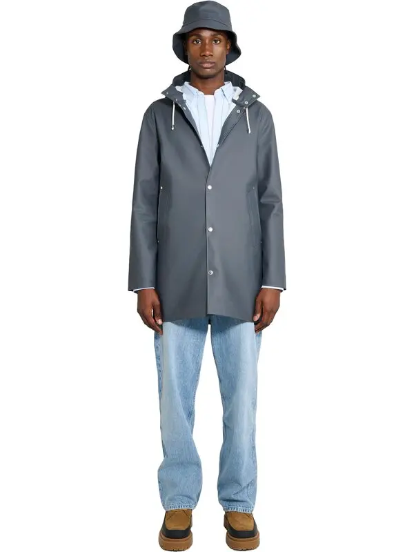 Stutterheim Stockholm Original Raincoat - Charcoal