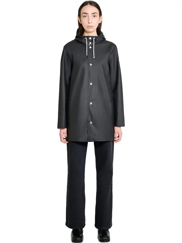 Stutterheim Stockholm Lightweight Raincoat - Black