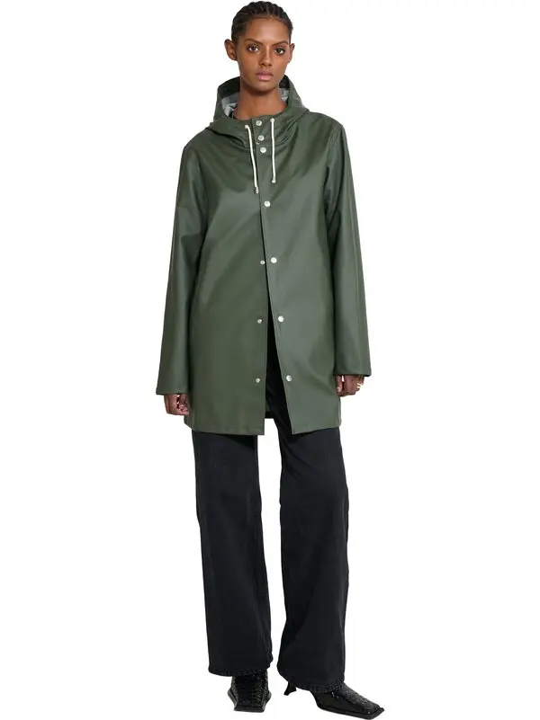 Stutterheim Stockholm Lightweight Raincoat - Green