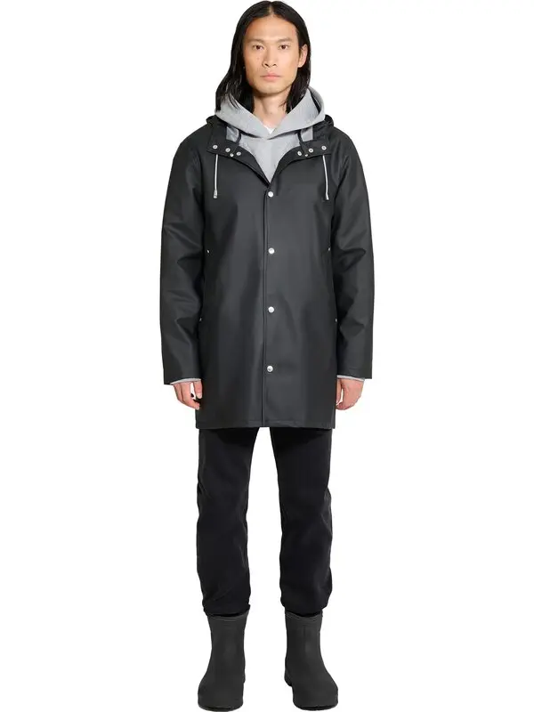 Stutterheim Stockholm Lightweight Raincoat - Black