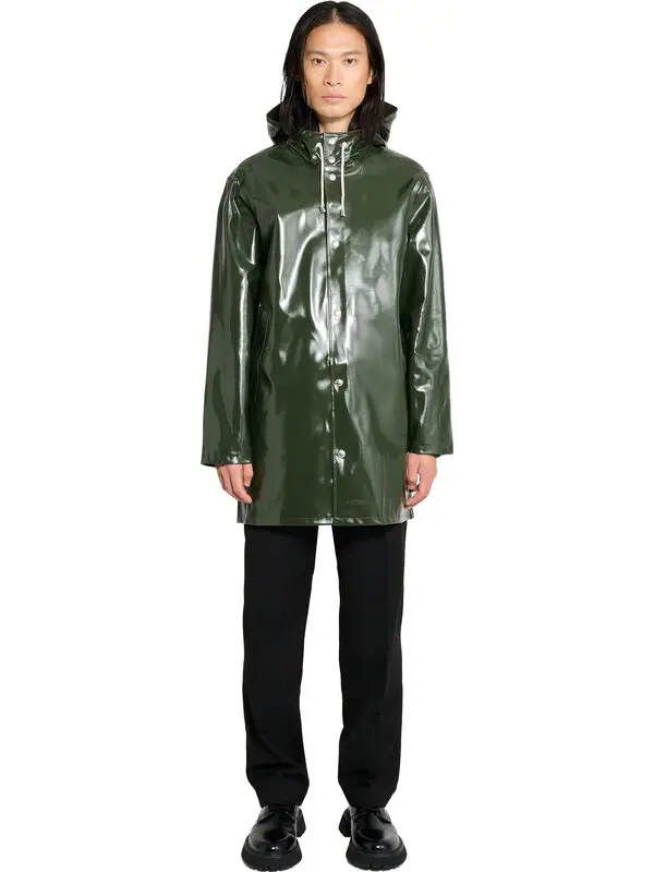 Stutterheim Stockholm Opal Raincoat - Green