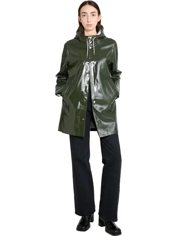 Stutterheim Stockholm Opal Raincoat - Green
