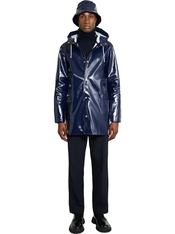Stutterheim Stockholm Opal Raincoat - Navy