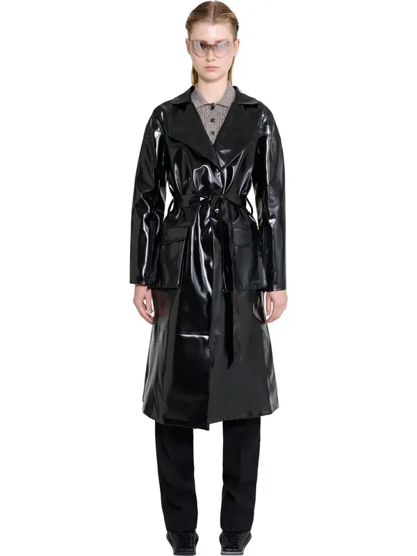 Stutterheim Kista Opal Trench Coat - Black