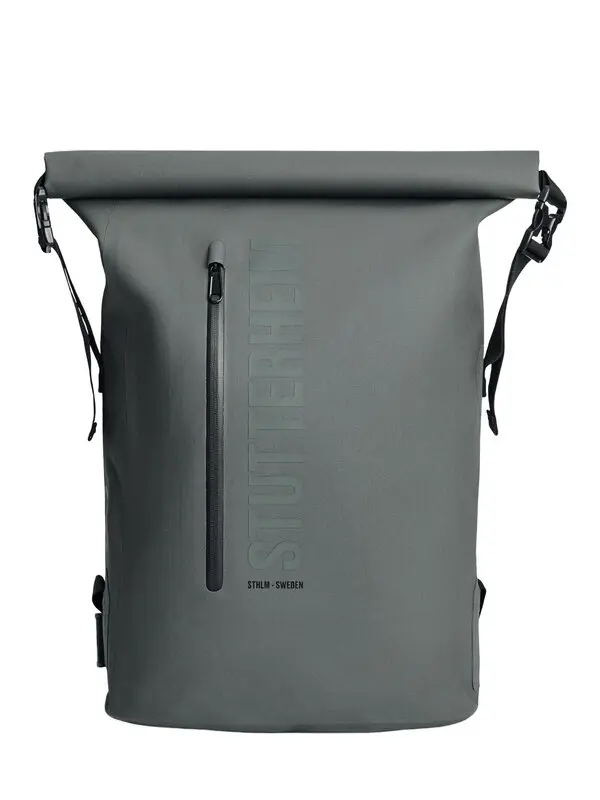 Stutterheim Rain Rolltop 25l Backpack - Green