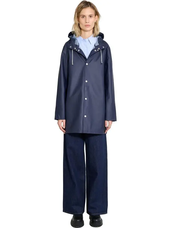 Stutterheim Stockholm Lightweight Raincoat - Navy