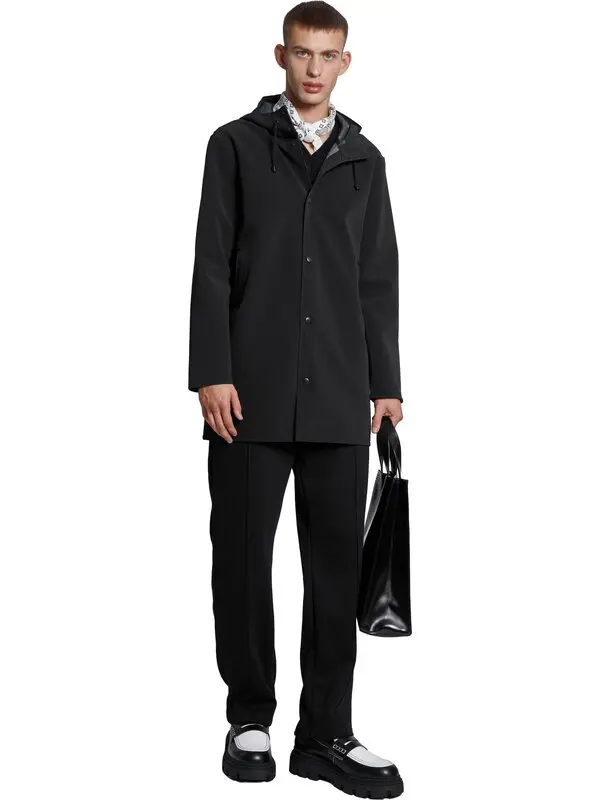 Stutterheim Stockholm Matte Raincoat - Black