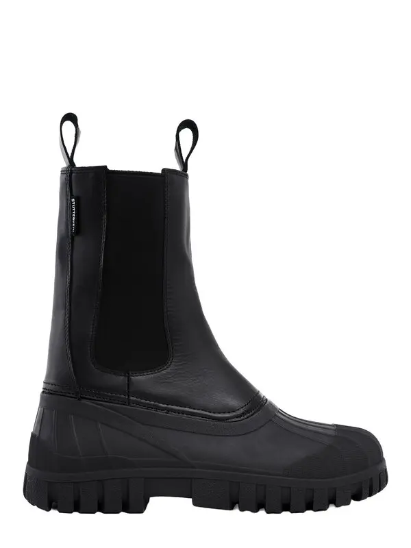 Stutterheim Patrol Boot Shaft Leather - Black