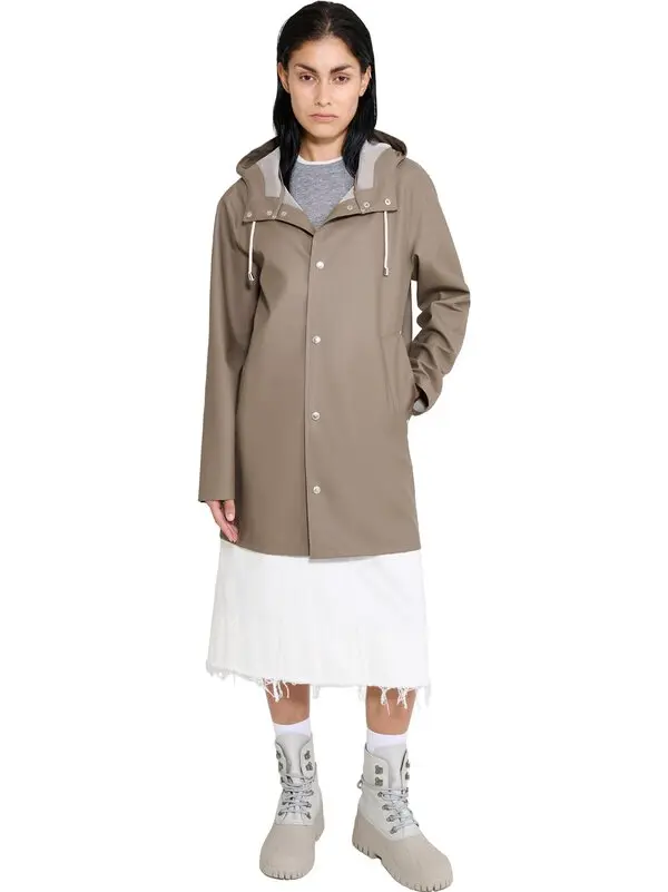 Stutterheim Stockholm Lightweight Raincoat - Mole