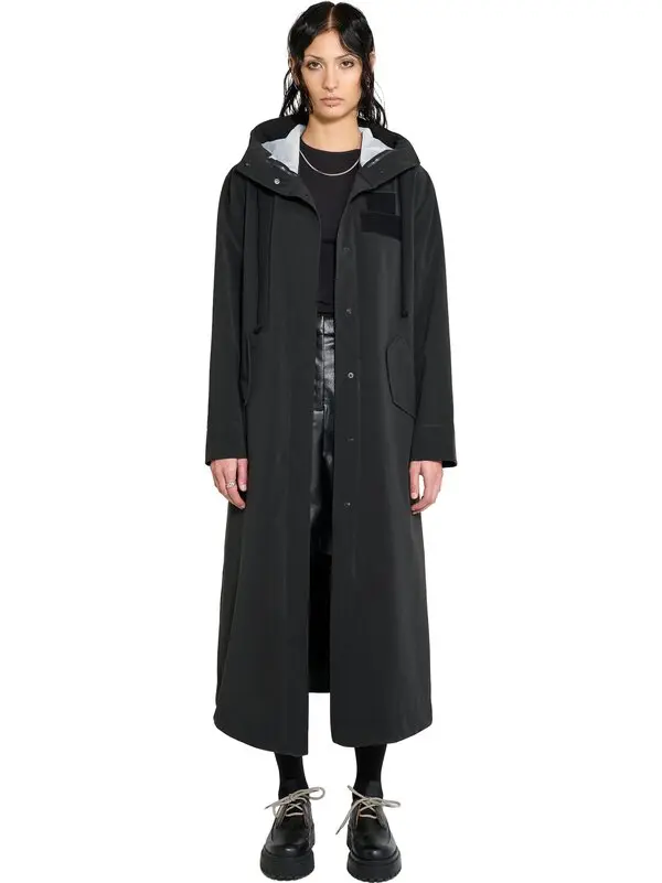 Stutterheim Chatham Matte Raincoat - Black
