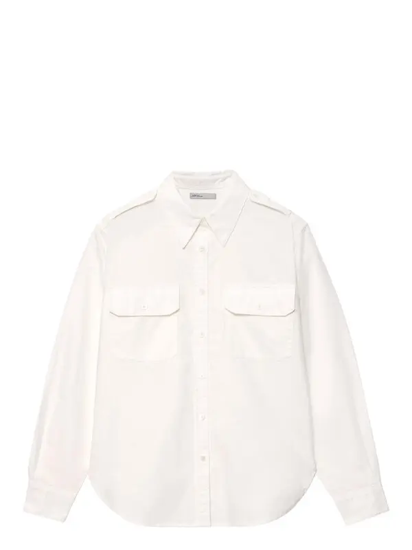 ALLSAINTS Maven Relaxed-fit Military Shirt - White