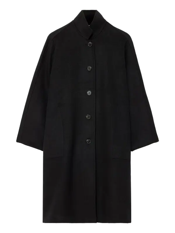 ALLSAINTS Effie Wool-blend Cocoon Coat - Black