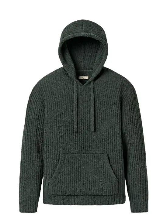 UGG Finnegan Hoodie Rib Polyester Tops - Arugula