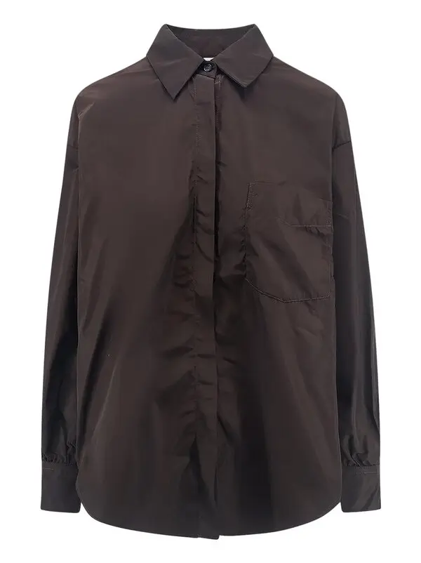 Aspesi Diana Nylon Shirt - Brown
