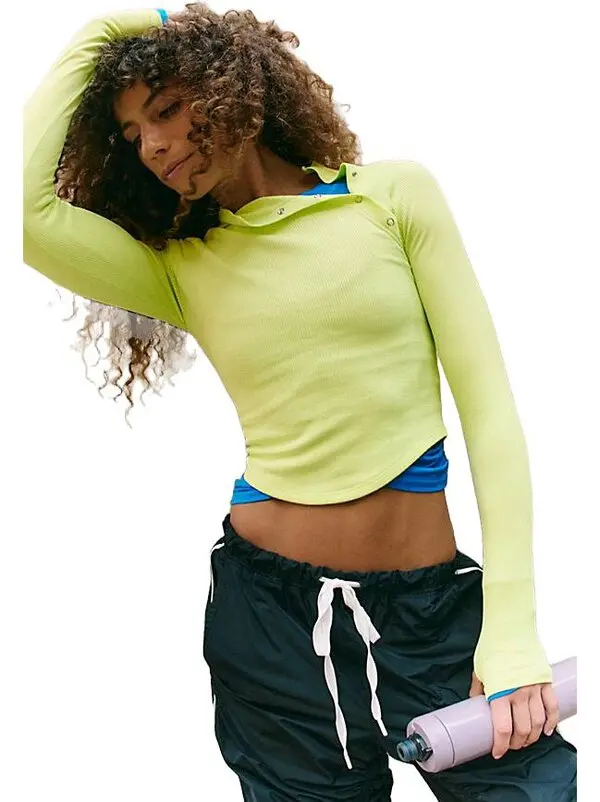 Free People First Light Layer - Vapor Lime