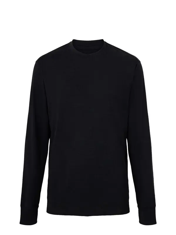Literary Sport Frank Wool-blend T-shirt - Black
