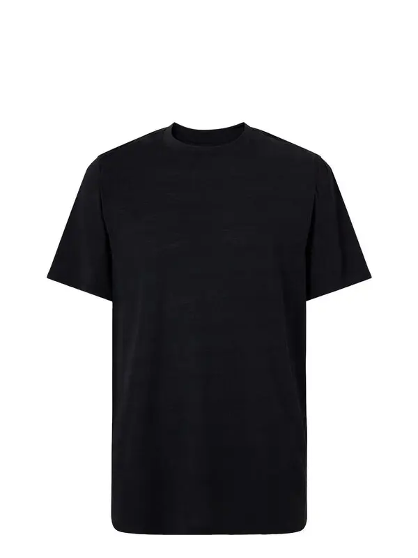 Literary Sport James Wool-blend T-shirt - Black