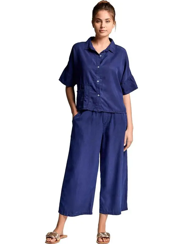 ICONIQUE Camicia A Maniche Corte Clara - Blue