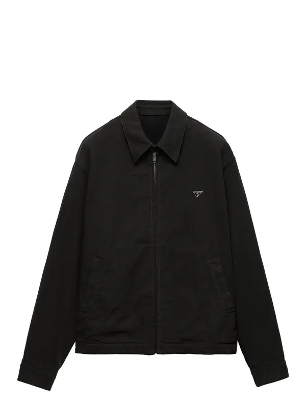 Prada Denim Blouson Jacket - Green