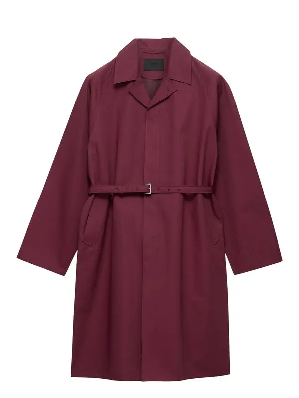 Prada Cotton Coat - Red