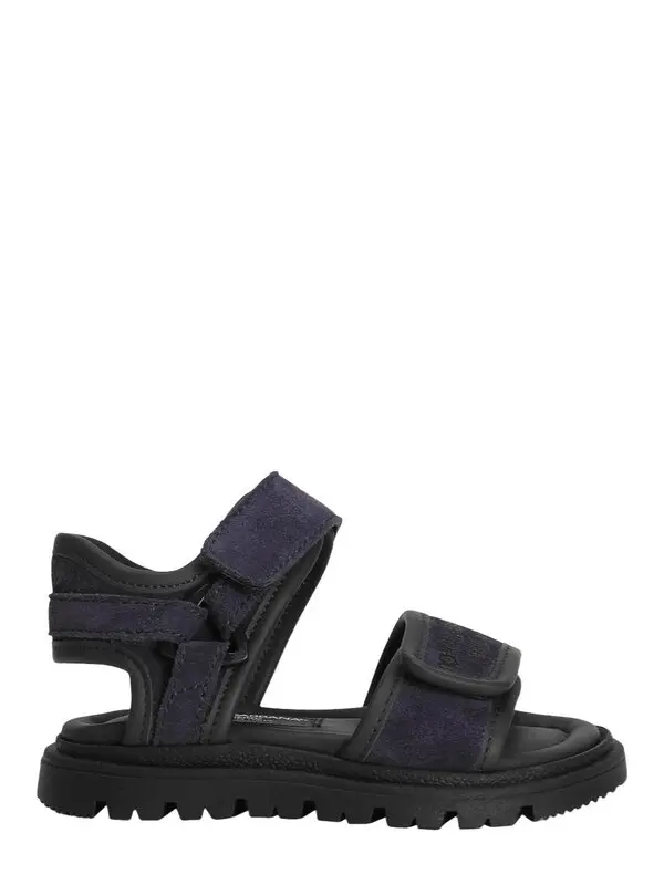 Dolce & Gabbana Logo-embossed Sandals - Blue