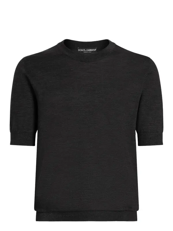 Dolce & Gabbana Short-sleeve Crew-neck T-shirt - Grey