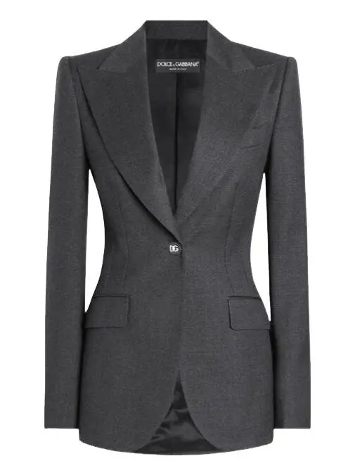 Dolce & Gabbana Single-breasted Blazer - Grey