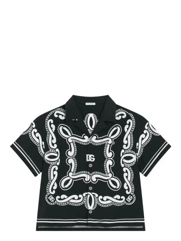 Dolce & Gabbana Logo-print Shirt - Black