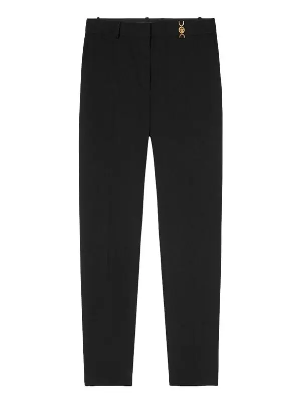 Versace Medusa-plaque Tailored Trousers - Black