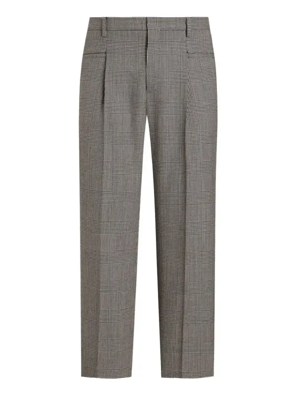 Dolce & Gabbana Dolce Gabbana Pleat Detailed Straight-leg Trousers - Gray