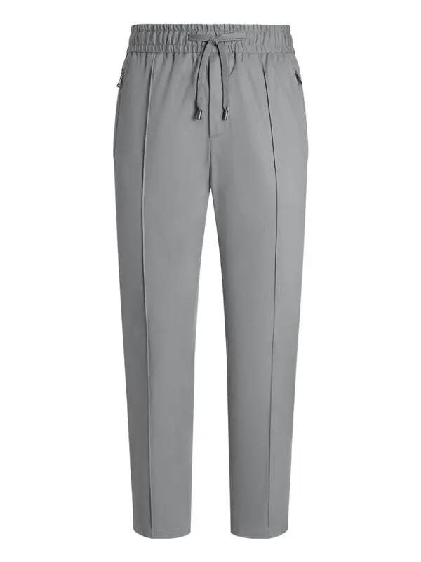 Dolce & Gabbana Elastic Waist Casual Pants - Grey