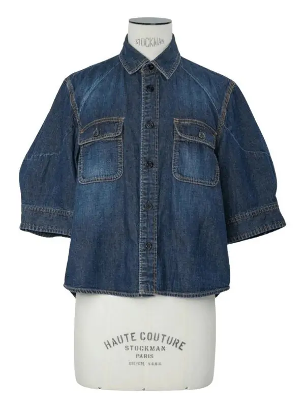 Sacai Collared Denim Jacket - No
