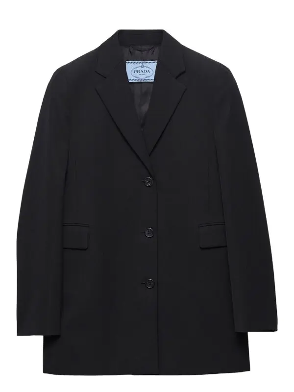 Prada Single-breasted Blazer - Black