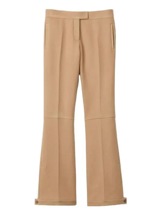 Miu Miu Double Wool Pants - Hazelnut