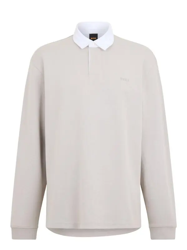 Hugo Boss Longsleeve Rugby Polo Shirt - No