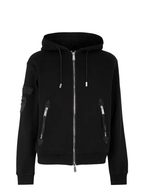 Dsquared2 Zipup Hooded Jacket - Black
