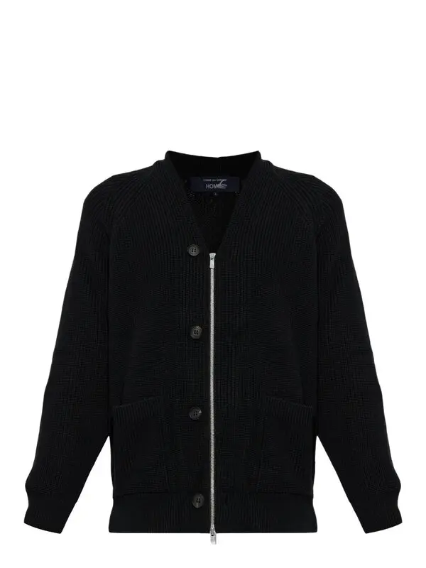 Comme Des Garçons Long-sleeve Casual Jacket - Black