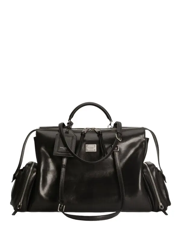 Dolce & Gabbana Dolce Gabbana Vittoria Logo Palque Bag - Black