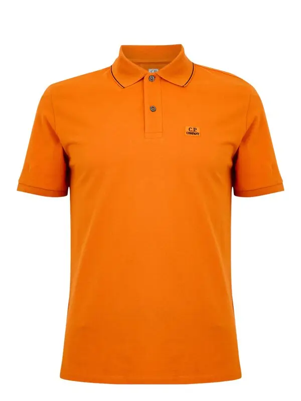 C.P. COMPANY Shortsleeve Polo Shirt - No