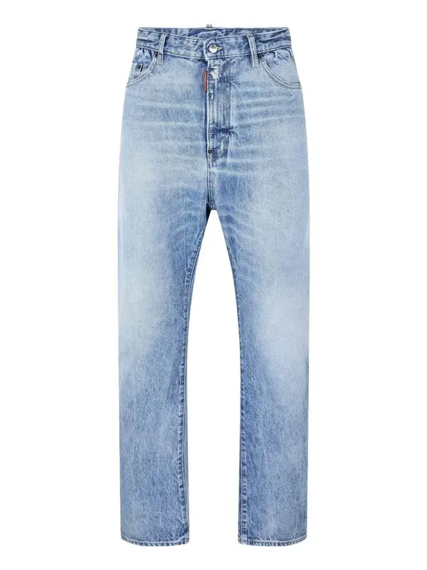 Dsquared2 Lightwash Straightleg Jeans - Blue