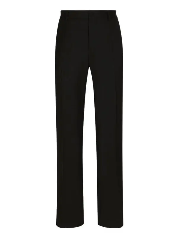Dolce & Gabbana Dolce Gabbana Tailored Straight-leg Pants - Black